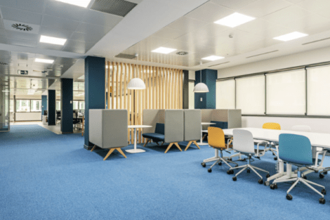 Commercial Office Interior Design of Factory Offices | Marathon BE